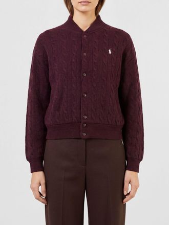 Polo Ralph Lauren Cardigan aus Wolle und Kaschmir mit Bomberkragen in Relaxed Fit
