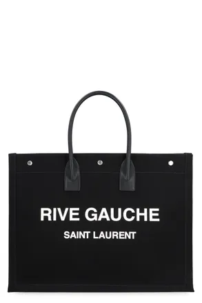 Saint Laurent Rive Gauche Tote Bag - Black