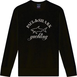 Paul & Shark Homme, Sweatshirts et sweats &agrave; capuche, Noir, Taille: XL SweaT-shirt ras du cou
