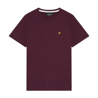 Lyle & Scott Slub T-Shirt - - Tops - Herren - Rot - S