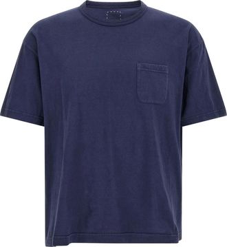 Visvim T-shirt &agrave; poche poitrine Jumbo - Homme - Tops - Bleu - Taille: 2XL