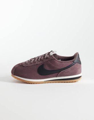 Nike Cortez - Baskets en daim - Bordeaux-Rouge