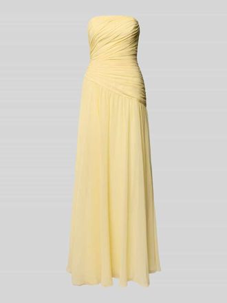 Luxuar Slim Fit Abendkleid in Falten-Optik