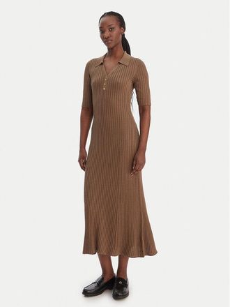 Tommy Hilfiger Strickkleid WW0WW48447 Braun Slim Fit