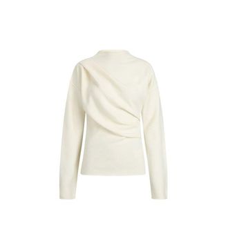 Helmut Lang Pull en laine m&eacute;rinos et cachemire m&eacute;lang&eacute;s