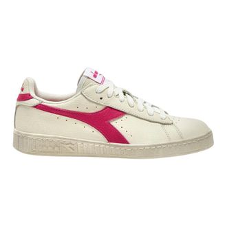 Diadora Vintage Leder Sneakers Wei&szlig; Pink - - Shoes - Damen - Mehrfarbig - 36 EU