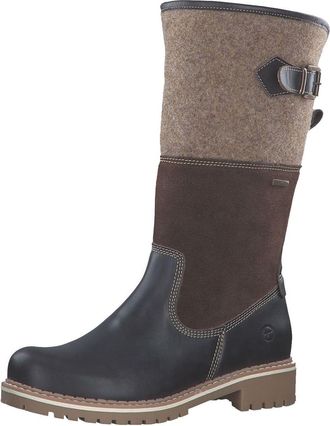 Tamaris Damen Stiefel Leder braun 41