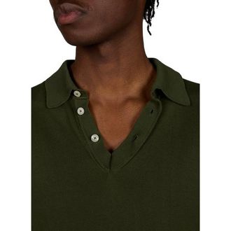 Fa&ccedil;onnable Polo manches longues en coton