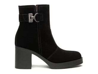 Nero Giardini I513892D Bottines Femme en Cuir Velours - Noir 37 EU