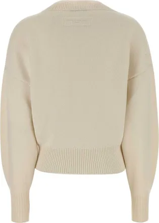 Givenchy Womens Ivory Wool Sweater Exterior: Giacche E Gilet Jacket
