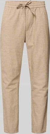 Only & Sons Tapered Leinenhose aus Baumwoll-Leinen-Mix Modell LINUS