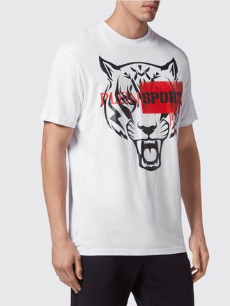 Plein Sport T-shirt en jersey &agrave; imprim&eacute; graphique et logo contrastant