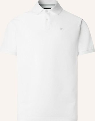 Hackett Poloshirt Slim Fit Logo weiss