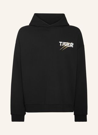 Plein Sport Plein Sport Hoodie Tiger Tokyo schwarz