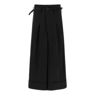 Junya Watanabe Weite Schlaghose - - Trousers - Damen - Schwarzk - L