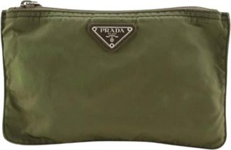 Prada Pochette Pre-owned - Femme - Pre-owned - Vert - Taille: ONE Size