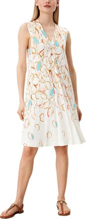 s.Oliver Black Label Damen 150.10.206.20.200.2115666 Kleid, orange, 34