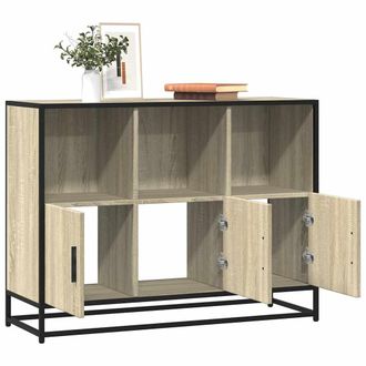 vidaXL Credenza Rovere Sonoma 100x35x76 Cm In Legno Multistrato - Vidaxl