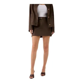 Guess Femme, Jupes, Brun, Taille: 40 FR Grace Suede Skirt
