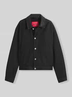 HUGO BOSS Regular Fit Jeansjacke aus reiner Baumwolle