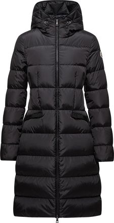 Moncler Moncler Doudoune Longue Avocette &Agrave; Capuche, Femme, Noir, Taille: 00
