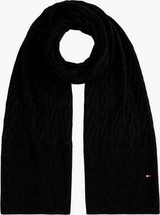 Tommy Hilfiger Echarpe &agrave; torsades en laine m&eacute;lang&eacute;e