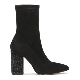 Kazar Schwarze Stiefel mit strassverziertem Absatz.Dieses Produkt f&auml;llt klein aus. - - Shoes - Damen - Schwarzk - 38 EU