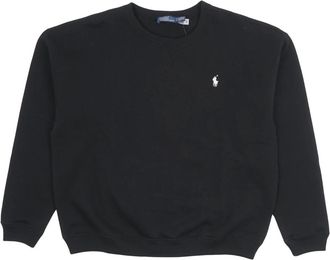 Polo Ralph Lauren Femme, Sweatshirts et sweats &agrave; capuche, Noir, Taille: 42 FR Classic Pony Crewneck