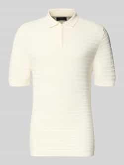 Mc Neal Regular Fit Poloshirt mit kurzem Rei&szlig;verschluss