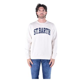 MC2 Saint Barth SweaT-shirt Soho - Homme - Sweatshirts et sweats &agrave; capuche - Blanc - Taille: XL