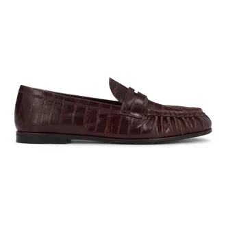 Kazar Femme, Chaussures, Brun, Taille: 39 EU Mocassins en cuir gaufr&eacute;