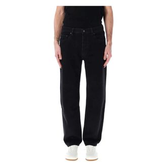 Saint Laurent Schwarze Jeans Mick Straight Leg - - Jeans - Herren - Schwarzk - W34