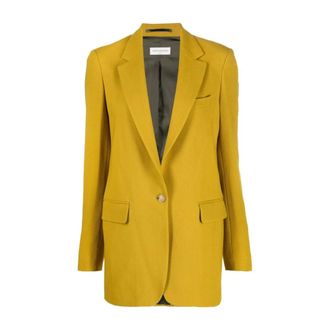 Dries Van Noten Femme, Vestes, Jaune, Taille: 36 FR Blazers
