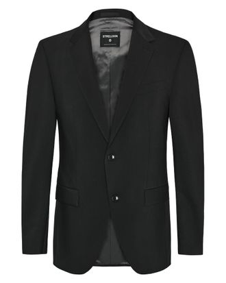 Strellson Gef&uuml;ttertes Sakko aus einem Woll-Mix mit Stretch, Slim Fit in