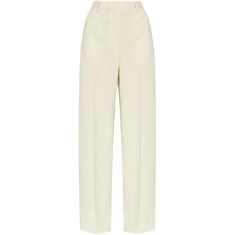Theory Off-White Faltenhose - - Trousers - Damen - Beige - 3XS