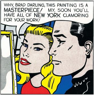 Artopweb TW18462 Lichtenstein - Masterpiece 1962 Dekorative Paneele, Multifarbiert,23x23 Cm