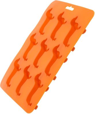 Cabilock Silikonform in Hundeform Dackel-ornament Eisformen Für Feiertagsveranstaltungen Silvester