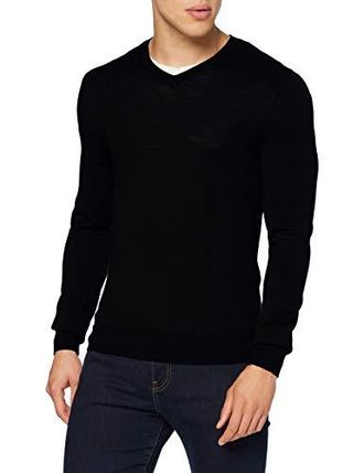 Celio SEMERIV Pullover Sweater, Black, L Mens