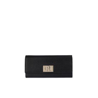 Furla Femme, Accessoires, Noir, Taille: ONE Size 1927 Continental Wallet