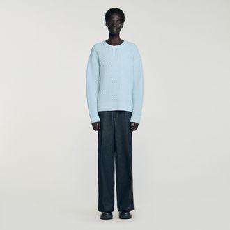 Sandro Pull laine point nid dabeille