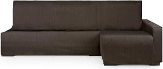 Eysa sofabezug für chaiselongue-Bett rechte Seite Vorderansicht braun Design Luz