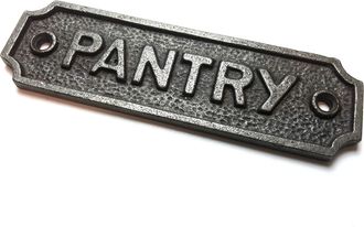 Cast Iron Schild Pantry, 120 x 33 mm