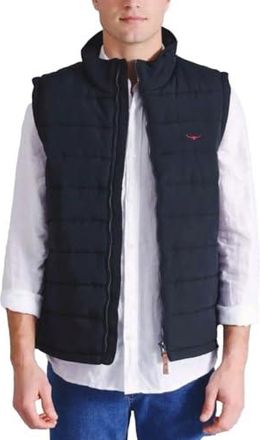 R.M. Williams RM Williams Patterson Creek Gilet sans manches pour homme Bleu marine, bleu marine, L