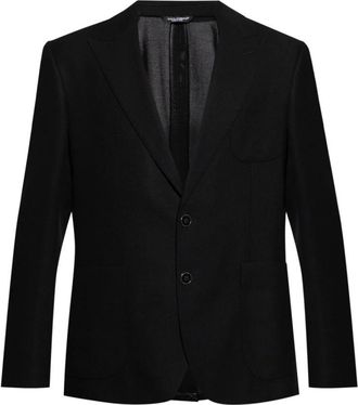 Dolce & Gabbana Homme, Vestes, Noir, Taille: 2XL Veste Portofino