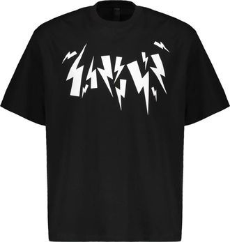 Neil Barrett Homme, Tops, Noir, Taille: M T-Chemises