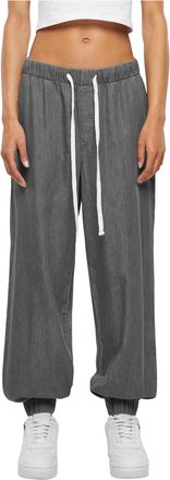 Urban Classics Damen Sporthose Ladies Light Denim Jogpants, lässige Joggingshose für Frauen, erhältlich, Größen XS-5XL