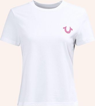 True Religion T-Shirt Crystal weiss