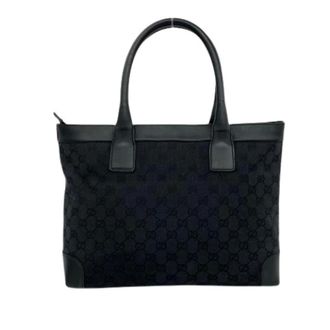 Gucci Sac cabas en toile Pre-owned - Femme - Pre-owned - Noir - Taille: ONE Size