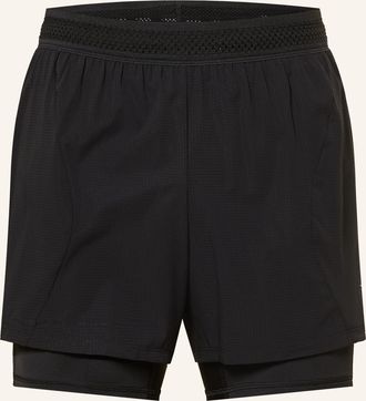 Gymshark Gymshark 2-In-1-Laufshorts Better Level schwarz