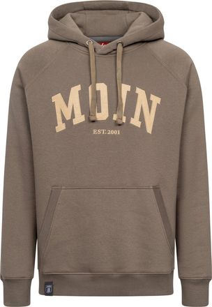Derbe Moin Herren Hoodie, Morel Braun, Jersey Kapuzenpullover, Baumwolle (DE/NL/SE/PL, Alphanumerisch, XL, Regular, Regular, Morel)